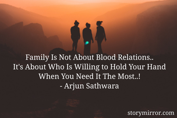 Blood Relation Quote
