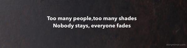 Too many people,too many ... | Sai Ramalakshmi | English Tragedy Quote