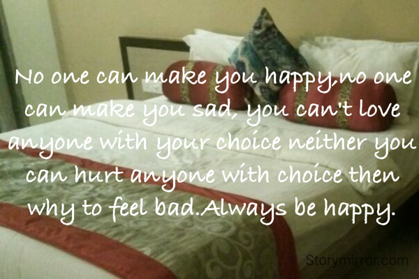 No one can make you happy ... | Doreen Anthony | English Abstract Quote