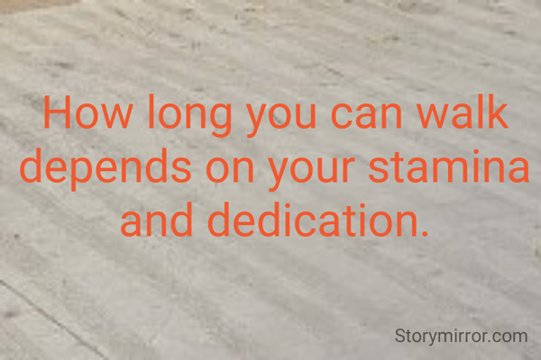 How long you can walk dep ... | Doreen Anthony | English Abstract Quote