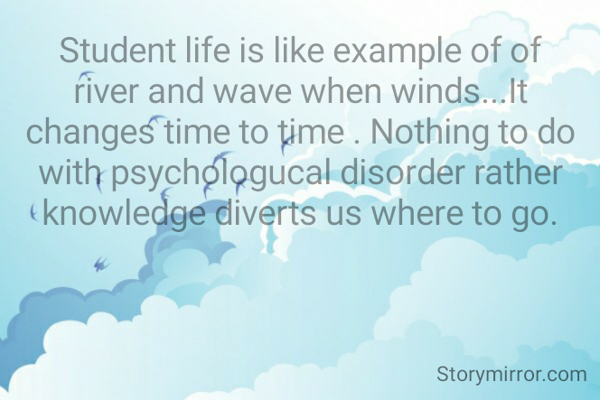 Student life is like exam ... | Student Ordinary | English Abstract Quote