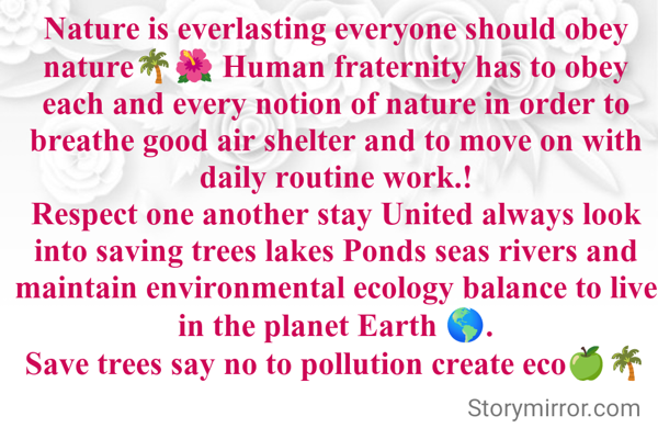 Nature is everlasting eve ... | Sanjay Kumar M | English Inspirational ...