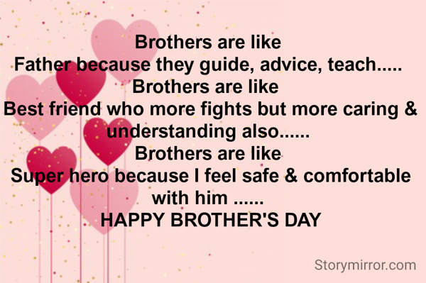 Brothers are like Father ... | SushreeBaisakhi Sahoo | English Abstract ...