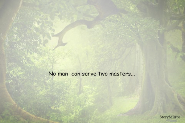 No man can serve two mas ... | Dominic Shibu Sebastian | English ...