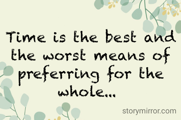 Time is the best and the ... | Ms. Nikita | English Others Quote