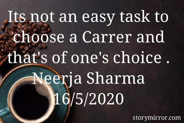 Its not an easy task to c ... | Neerja Sharma | English Abstract Quote