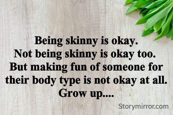 I Want To Be Skinny Quotes