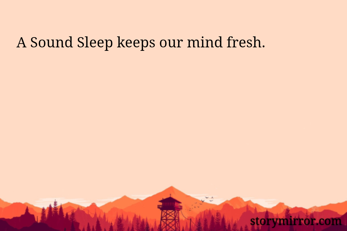 Sound Sleep Quotes