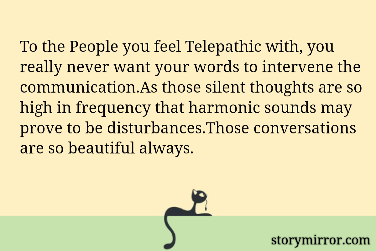 Telepathy Quotes