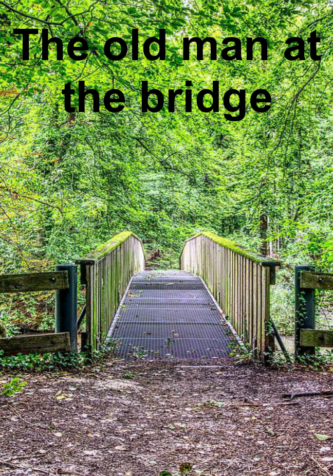 The Old Man At The Bridge | English Comedy Story | shagun Kumari