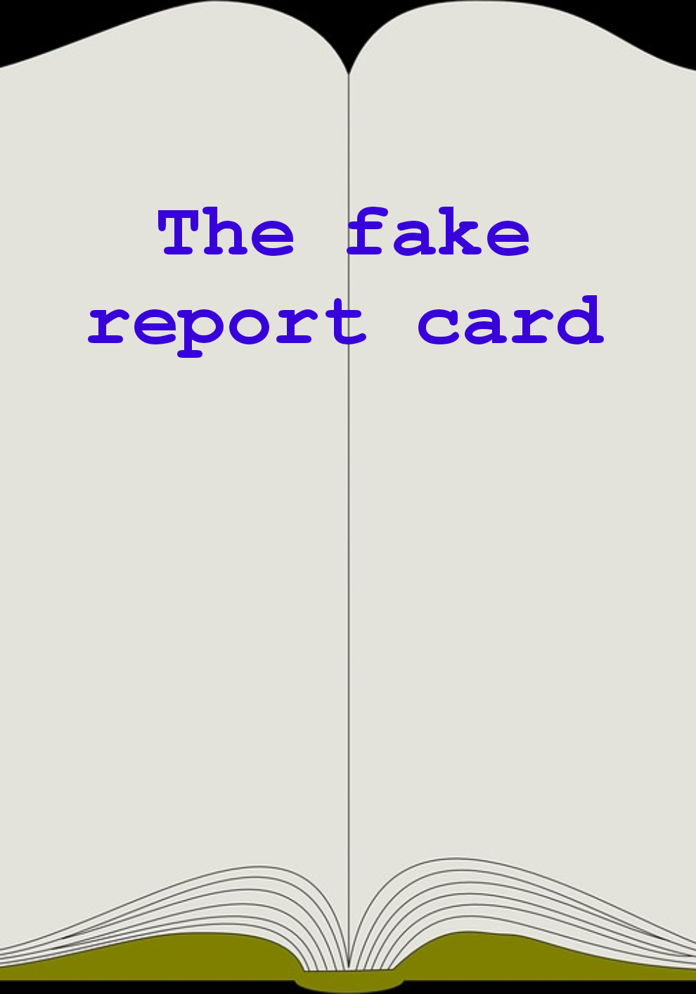 The fake report card | English Comedy Story | Chiranjeet pati
