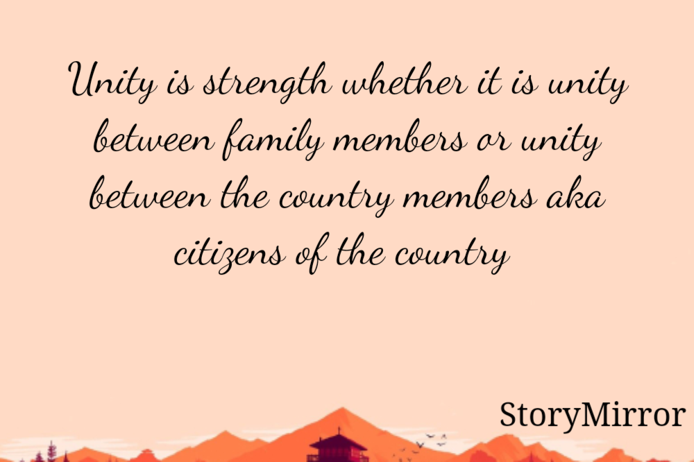 Unity Is Strength Quotes