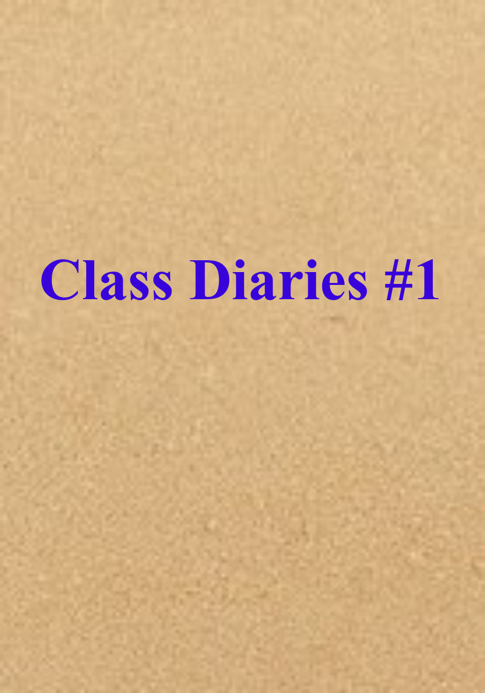 Class Diaries #1 | English Comedy Story | Anshika Jena