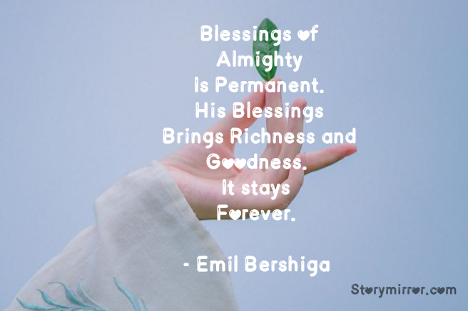 Almighty Blessings Quotes