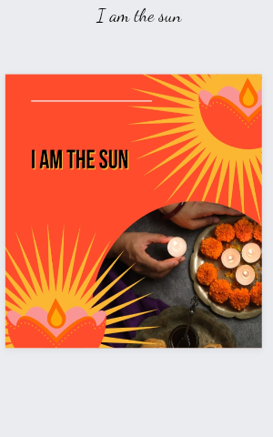 I Am The Sun | English Romance Poem | Ava Pie