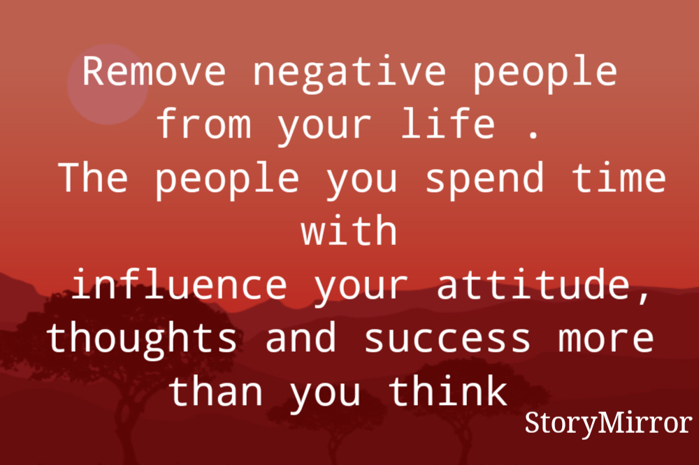 Remove Negative Thoughts Quotes