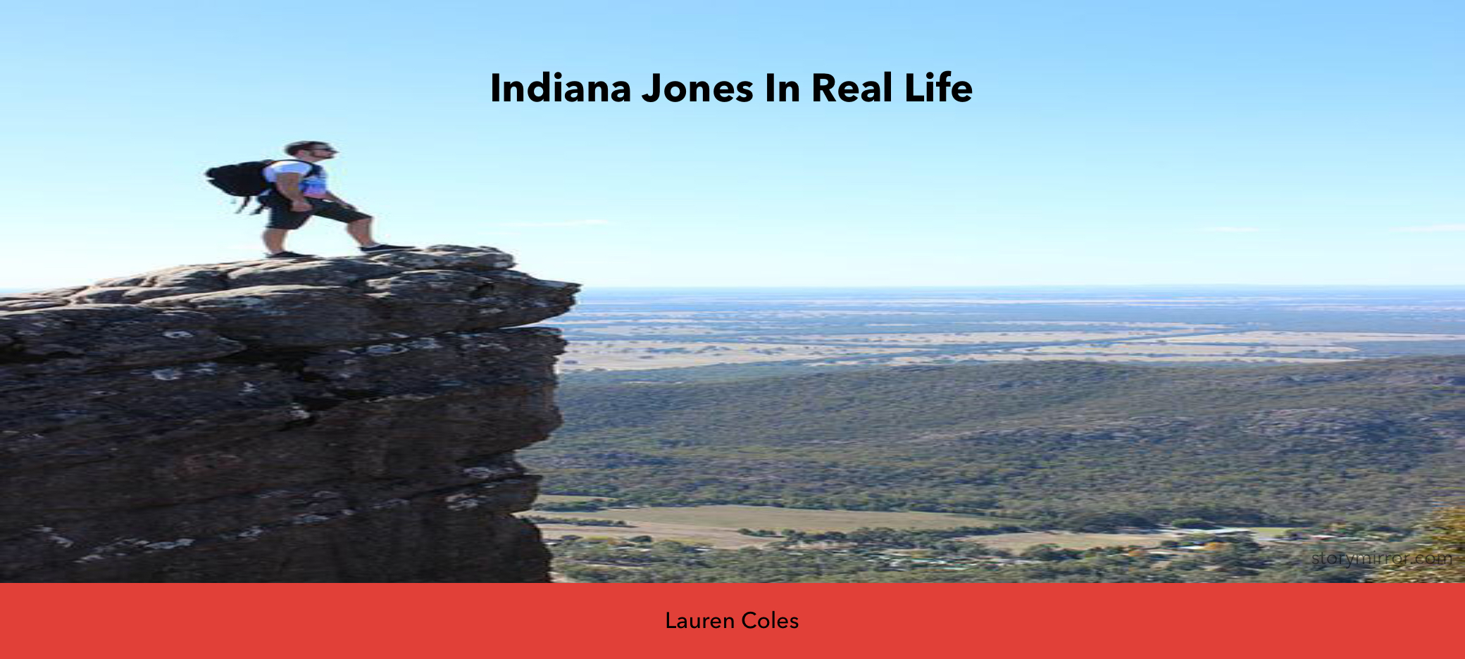 Indiana Jones In Real Life | English Action Poem | Lauren Coles