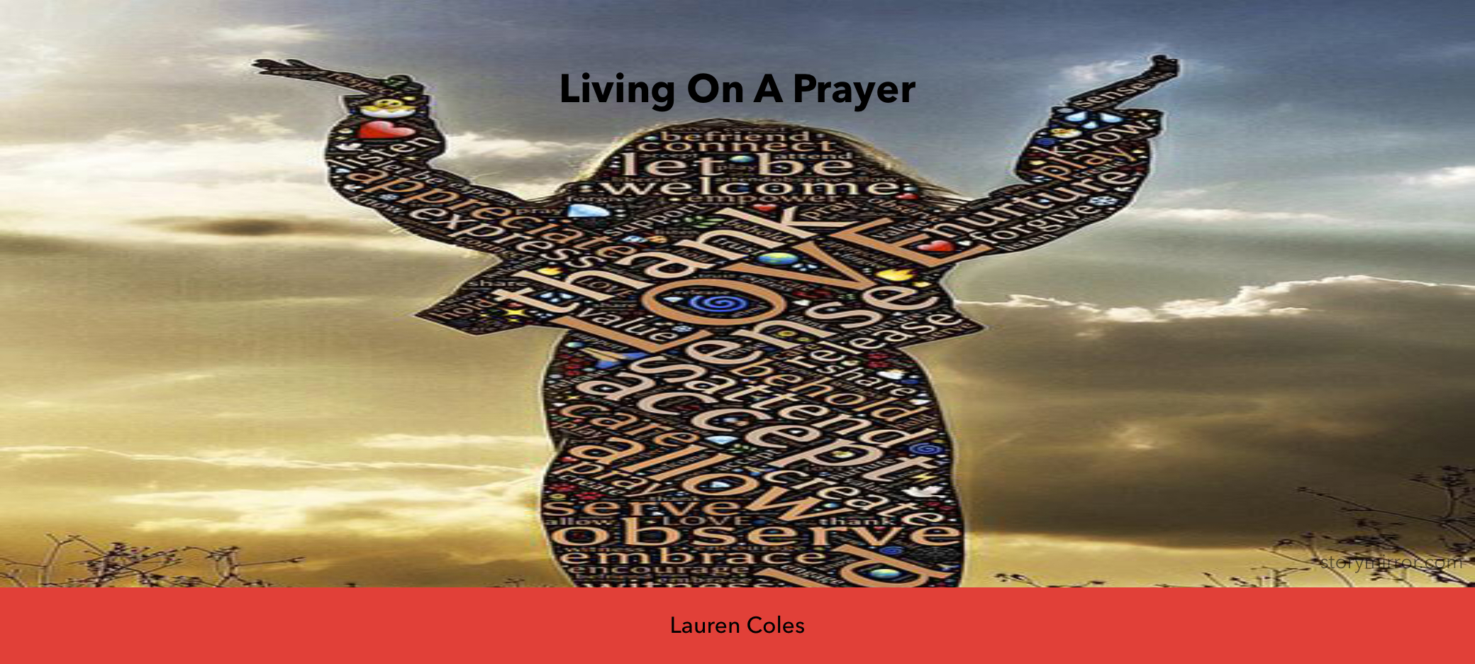 Living On A Prayer | English Inspirational Poem | Lauren Coles