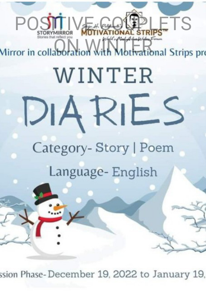 Positive Couplets On Winter | English Others Poem | Khemlal pokhrel